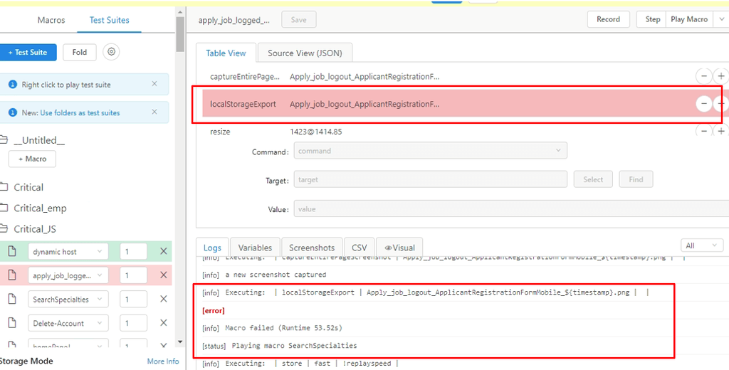 Unknown error appear on the log - Bug Reports - Ui.Vision, AI & OCR Community Forums