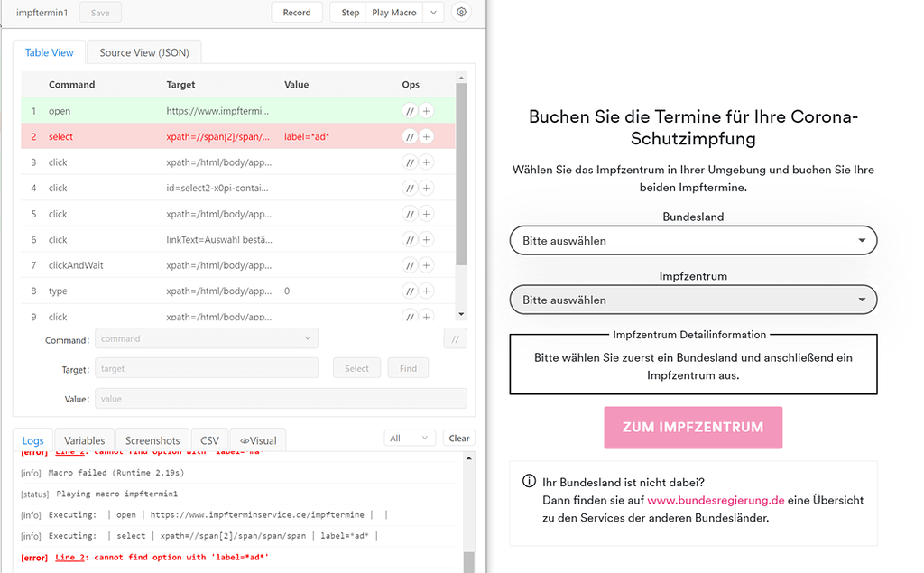 How to automate scheduling my coronavirus vaccine shot appointment? - General Discussion - Ui ...