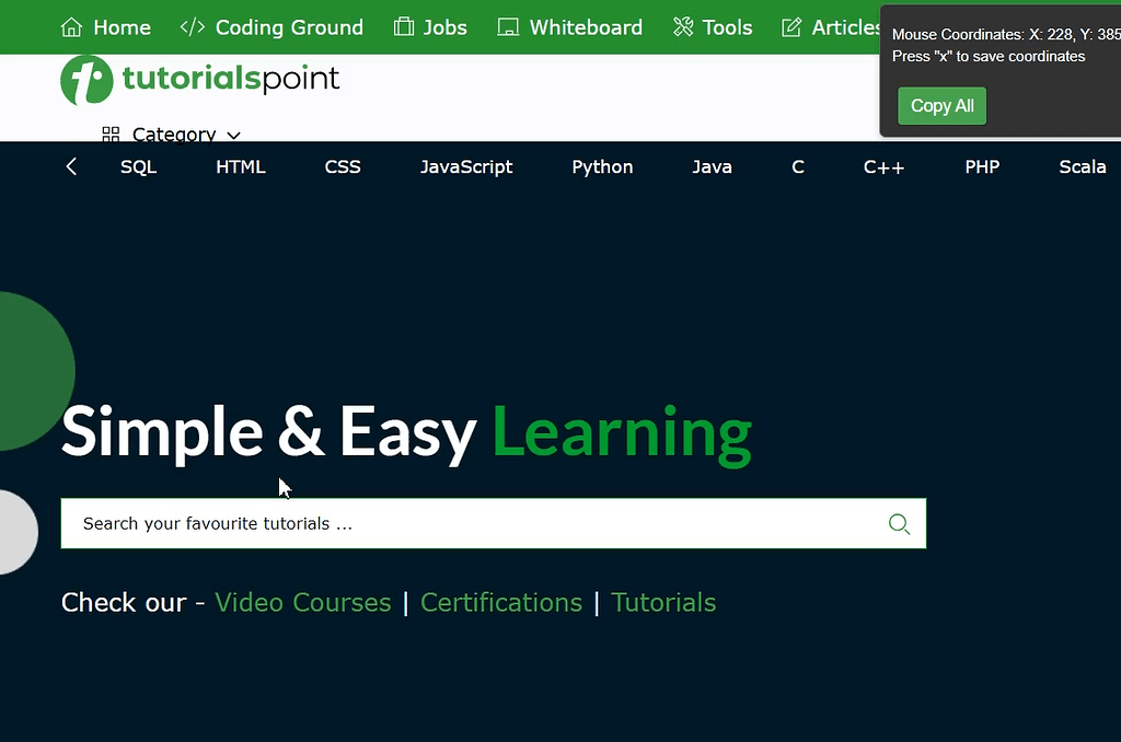 Move The Mouse With Coordinates Not Working General Discussion Ui Vision Ai And Ocr Community