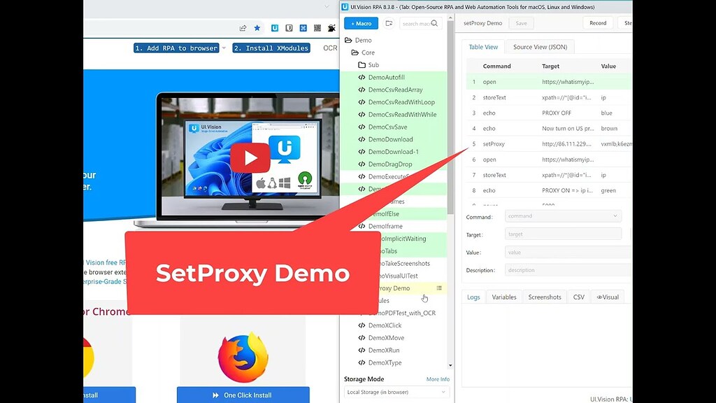 Ui.Vision RPA V8.3.8 available - includes XClickTextRelative - Announcements - Ui.Vision, AI ...