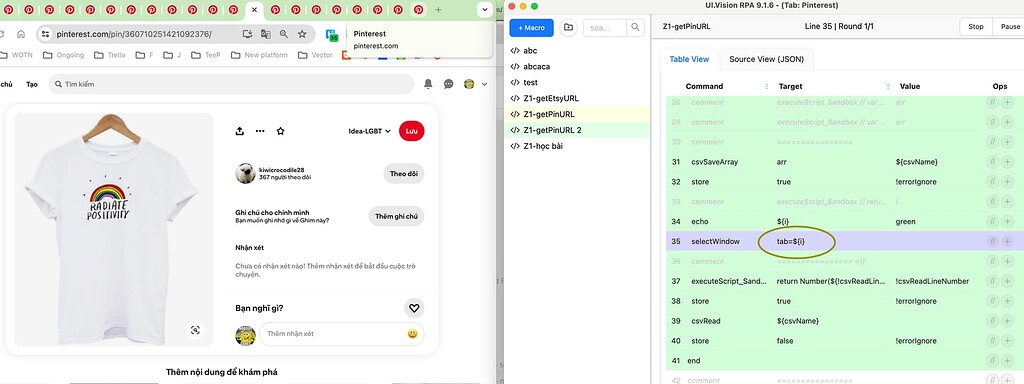 Can Not Select Tab Bug Reports Uivision Ai And Ocr Community Forums 