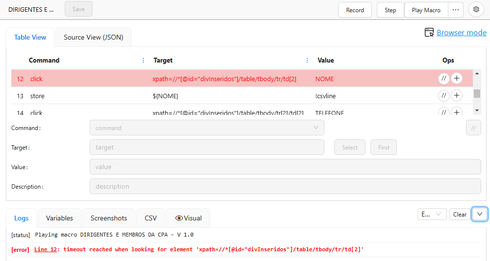 Xpath not found - General Discussion - Ui.Vision, AI & OCR Community Forums Xpath not found - General Discussion - Ui.Vision, AI & OCR Community Forums